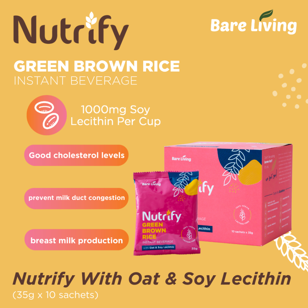 Bare Living Nutrify - Oat & Soy Lecithin (35g x 10 Sachets)